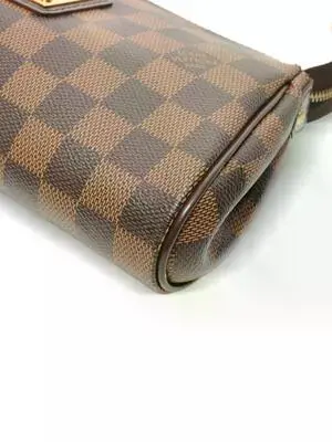 LOUIS VUITTON 2012 Damier Azur Eva Shoulder Bag - Brown