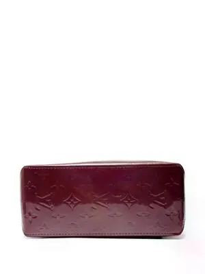 LOUIS VUITTON Vernis Lead Pm Handbag - Red
