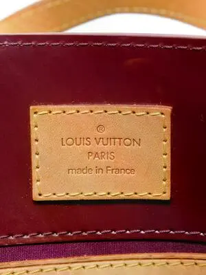 LOUIS VUITTON Vernis Lead Pm Handbag - Red
