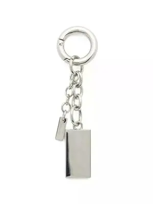 DIESEL® Logo-charm Keyring - Silver