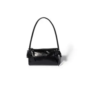 Miu Miu Shiny Leather Pouch - Black