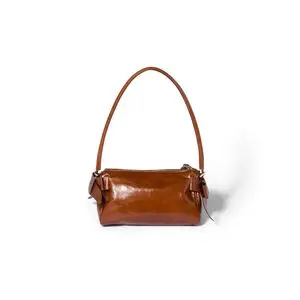 Miu Miu Shiny Leather Pouch - Palisander