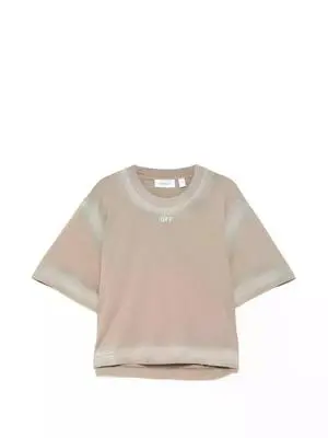 Off-White Spray Effect Logo T-shirt - Neutrals