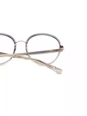 Chloé Round-frame Glasses - Grey