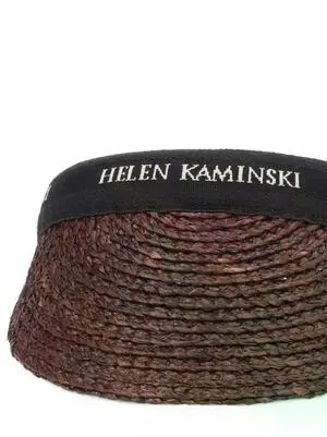 Helen Kaminski Raffia Visor - Brown