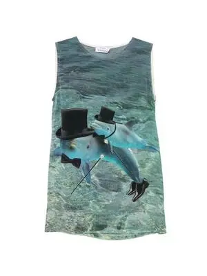 The Artistylist Dolphin-print Top