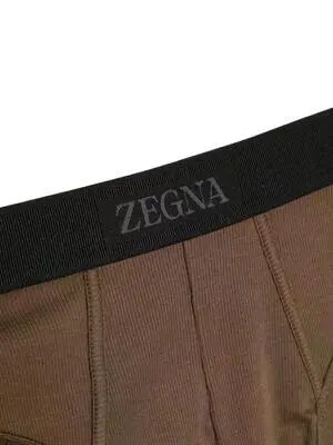 Zegna Logo-waistband Ribbed Briefs