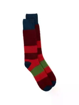 ZEGNA Striped Mid-Calf Socks