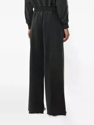 Moschino Wide-leg Cotton Track Trousers