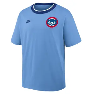 Nike Chicago Cubs Cooperstown Ringer Mlb T-shirt - Blue