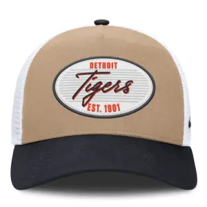 Nike Detroit Tigers Rise Mlb A-frame Trucker Adjustable Hat