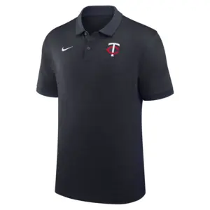 Nike Minnesota Twins Authentic Collection Striped Victory Dri-fit Mlb Polo - Blue