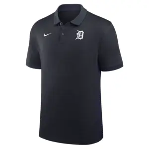 Nike Detroit Tigers Authentic Collection Striped Victory Dri-fit Mlb Polo - Blue