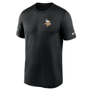 Nike Minnesota Vikings Legend Small Logo Dri-fit T-shirt - Black