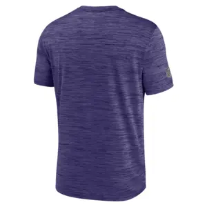 Nike Baltimore Ravens Sideline Team Issue Velocity Dri-fit Nfl T-shirt - Purple