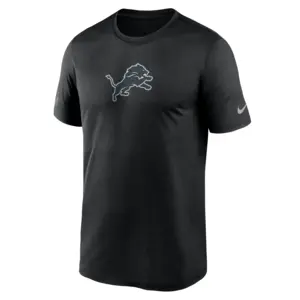 Nike Detroit Lions Team Issue Legend Dri-fit Nfl T-shirt - Black