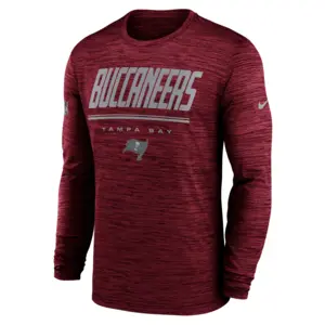 Nike Tampa Bay Buccaneers Sideline Team Issue Velocity Long-sleeve T-shirt - Red