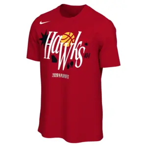 Nike Atlanta Hawks Nba Basketball T-shirt - Red