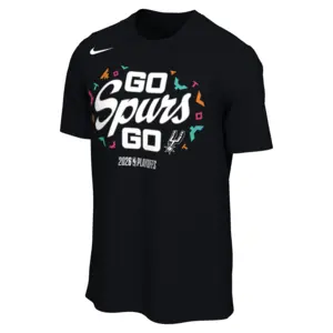 Nike San Antonio Spurs Basketball T-shirt - Black