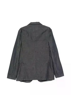 ORIGINAL VINTAGE Notched-lapel Patch-pocket Blazer - Blue