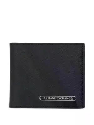 Armani Exchange Logo-plaque Wallet - Black