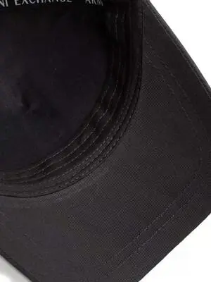 Armani Exchange Logo Baseball Cap - Black