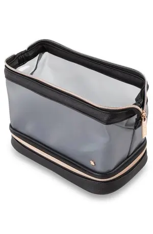 Stephanie Johnson Miami Smoke Hannel Zip Makeup Case