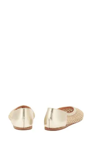 ANCIENT GREEK SANDALS Aeropi Raffia Flat