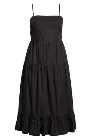 SUGARLIPS Cami Midi Sundress - Black