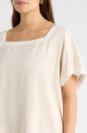 SUGARLIPS Gizelle Scallop Shift Minidress