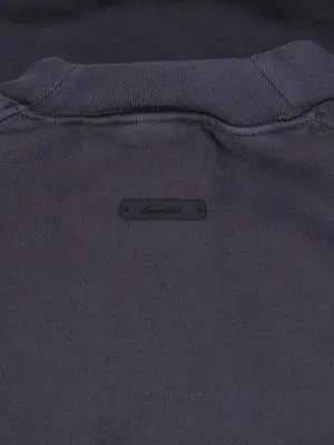 Fear Of God Campus 90s" Crop Hoodie - Black