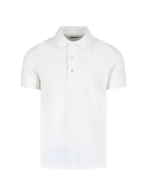 TOM FORD Cotton Blend Polo - White