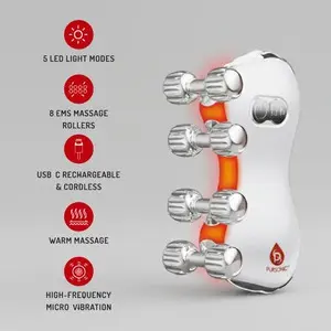PURSONIC 5-in-1 Led Roller Massager & 7-in-1 Led Face Mask