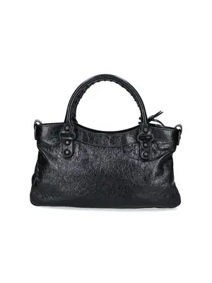 Balenciaga Le City First Shoulder Bag - Black