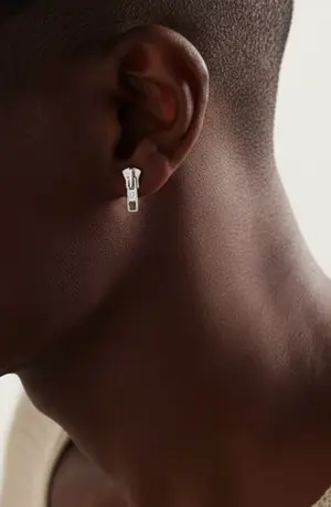 YOJ Zip Me Up Stud Earring