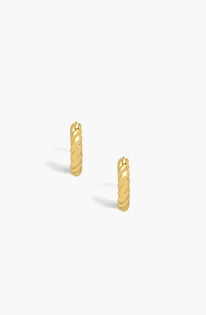 YOJ Fenny Twisted Mini Hoop Earrings