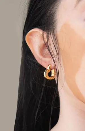 YOJ Heart Hoop Earrings