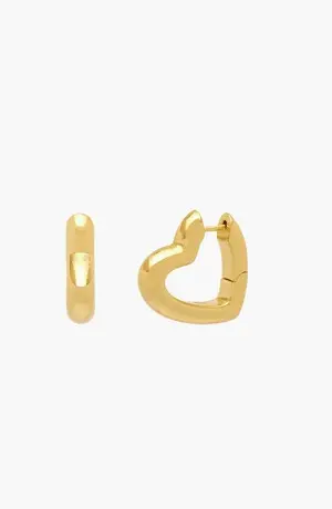 YOJ Heart Hoop Earrings