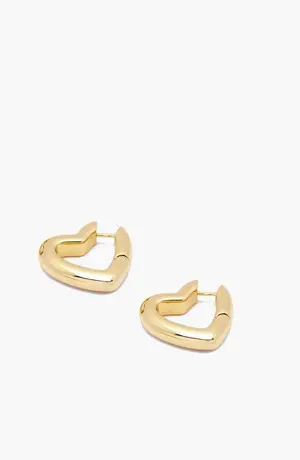 YOJ Heart Hoop Earrings