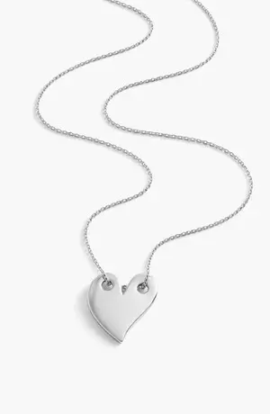 YOJ Heart Shaped Pendant Necklace