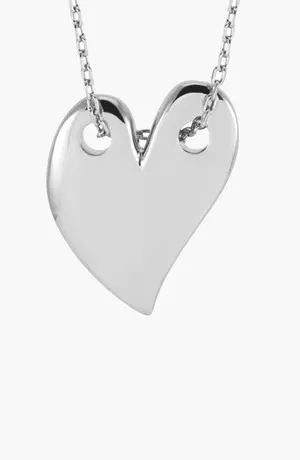 YOJ Heart Shaped Pendant Necklace