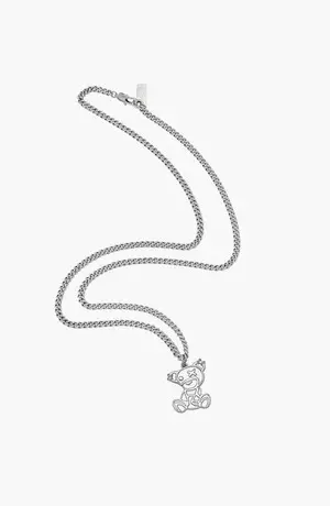 YOJ Teddy Bear Plated Necklace
