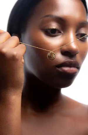 YOJ Conchiglia Beaded Shell Choker Necklace