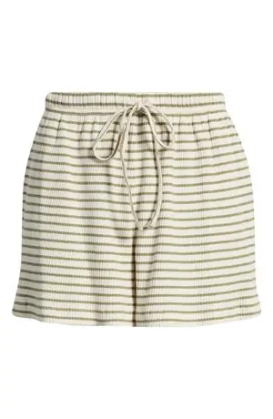 BILLABONG Striped Cotton Blend Shorts
