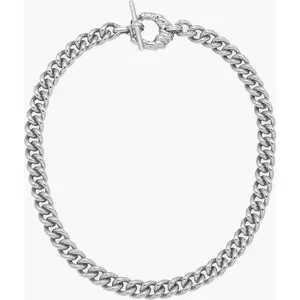 YOJ Cora Curb Chain Necklace - Silver