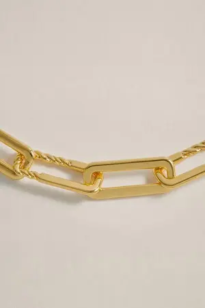 YOJ Oto Maxi Rope Chain Bracelet - Gold