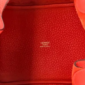 Hermès Picotin Lock Bag Clemence Pm - Red