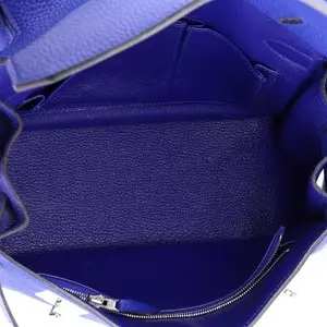 Hermès Jypsiere Bag Clemence 28 - Blue