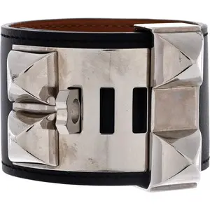 HERMÈS Collier De Chien Leather Bracelet