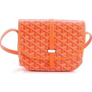 Goyard Belvedere Ii Messenger Bag Pm Coated Canvas - Orange